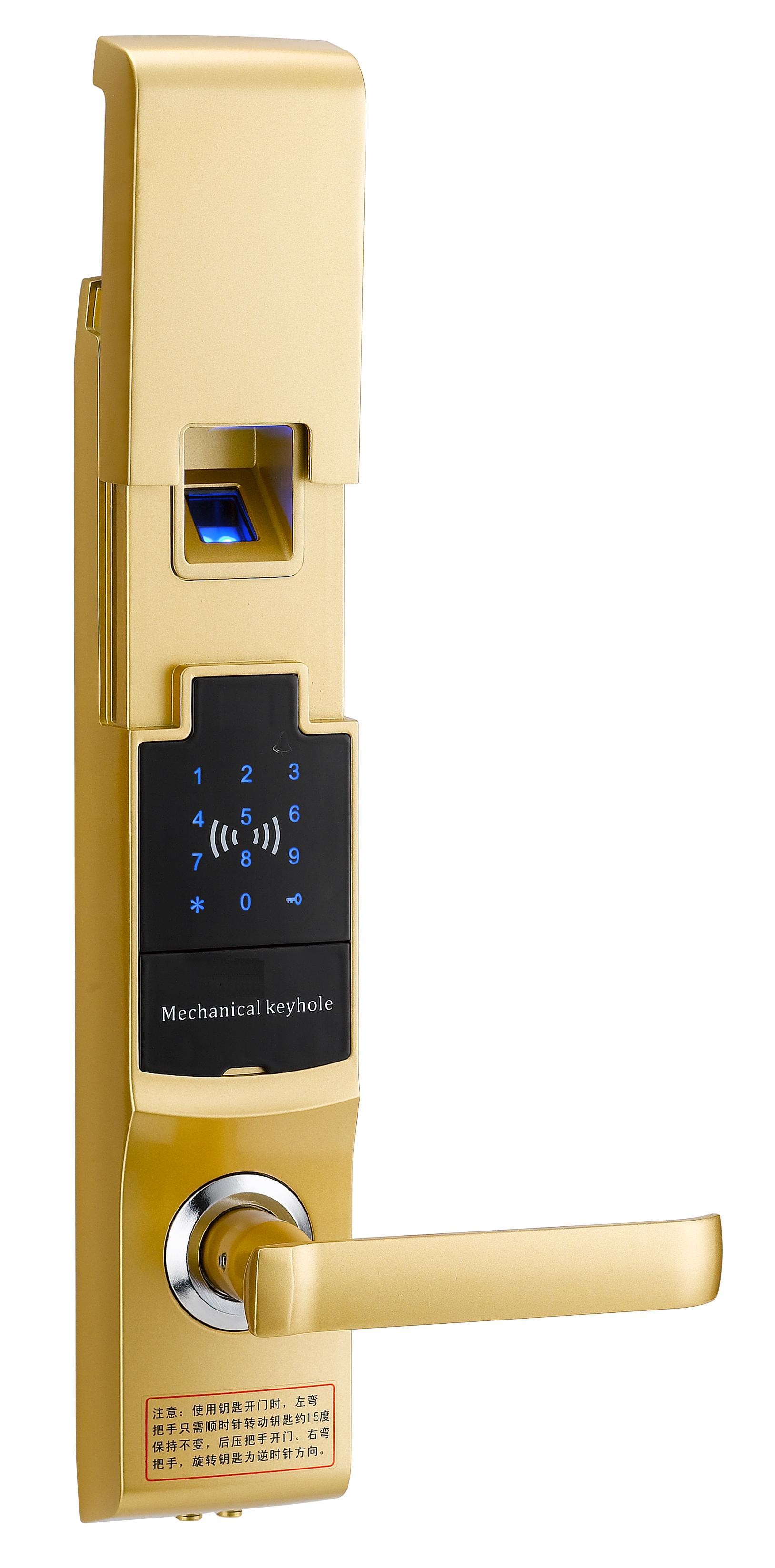 Intelligent Fingerprint Recognition Door Locks Waterproof Zinc Alloy Intelligent Fingerprint Recognition Door Locks Waterproof Zinc Alloy
