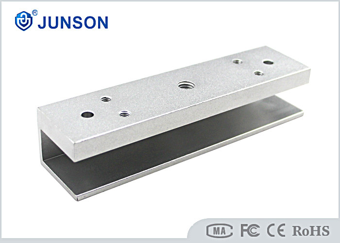 Access Control U Shaped Door Lock Bracket Aluminum Sandblast Finished