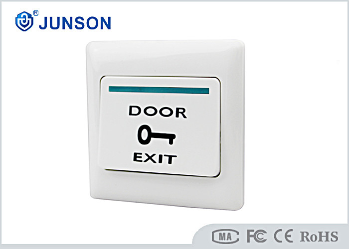 Access Control Exit Push Button , Hotel Plastic Door Exit Button