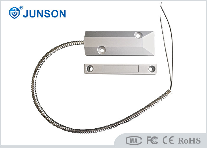 Wired Magnetic Door Switch , Magnetic Reed Switch For Metal Rolling Door Wired Magnetic Door Switch , Magnetic Reed Switch For Metal Rolling Door