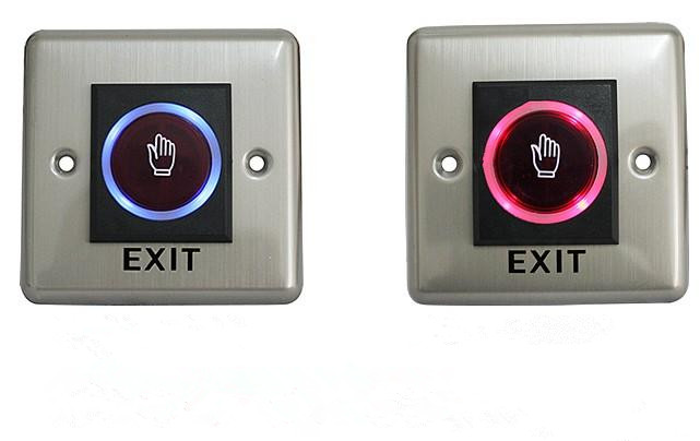 Stainless Steel Door Exit Push Button For Access Control System