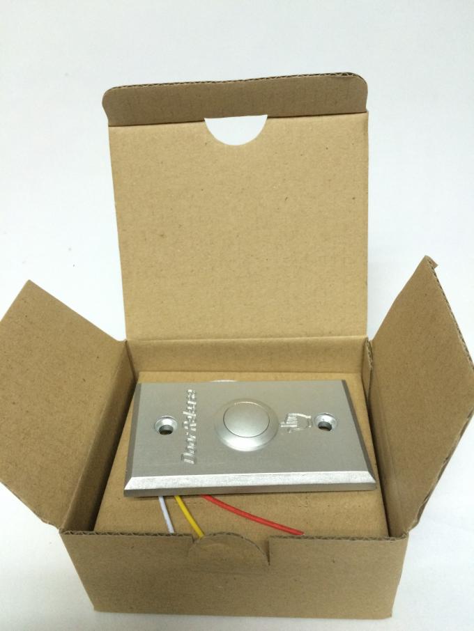 Keyless Door Mag Lock Release Button Weatherproof With Aluminum Panel