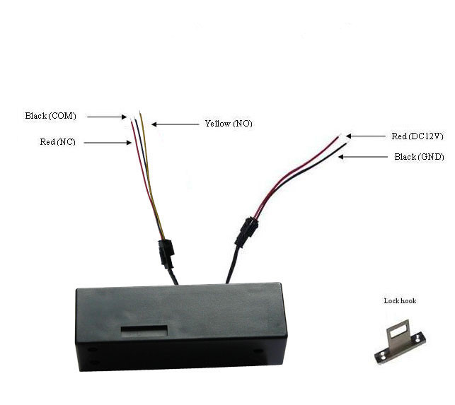 Stainless Steel Electric Bolt Lock Electromagnetic Interlock DC 12V