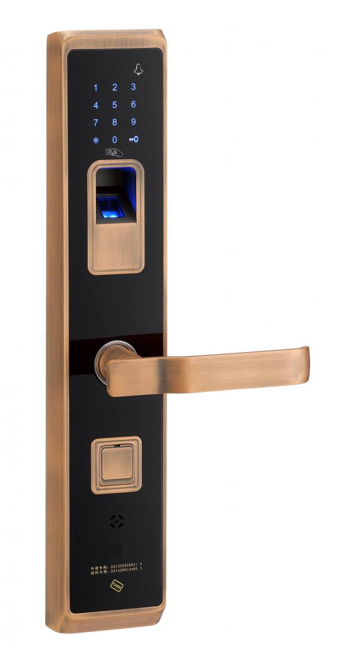Intelligent Access Control Fingerprint Security Door Lock With Touch Panel
