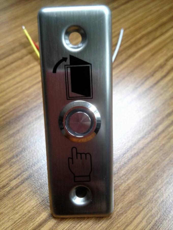 Stainless Steel Exit Push Button Mechanical Access Control Door Release