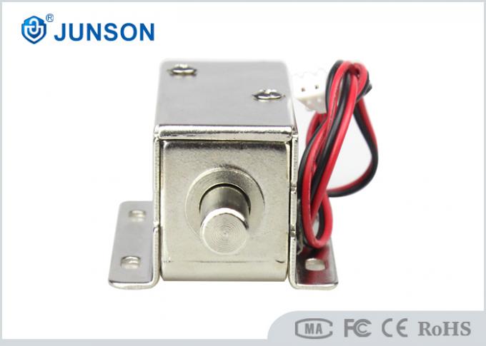 12V or 24V DC Round lockpin of Electronic Cabinet Lock in 8mm stroke