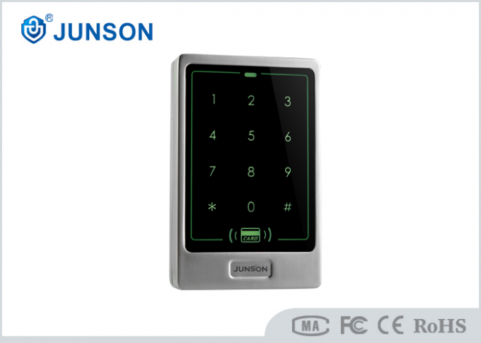 Black Digital Keypad RFID Access Control System / Keypad Door Entry Systems