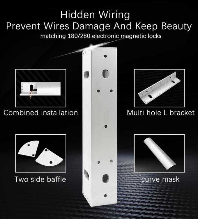 600lbs Magnetic Lock Bracket LC Door Lock Bracket For Access Control System