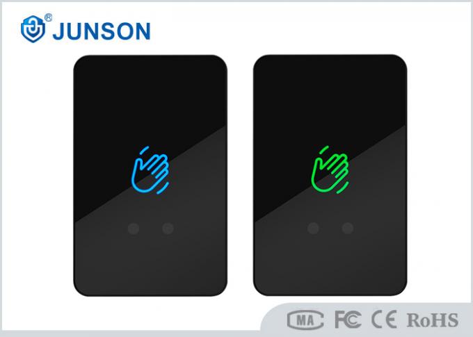 No Touch Sensor Exit Push Button ABS Face Plate LED Indicator Three ...