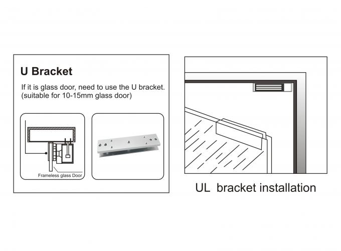 300Lbs Outdoor Electromagnetic Lock Maglock Door Entry System-JS-180DS
